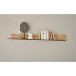 Home Affaire Wandregal &raquo;City/Giron, modernes Wandboard, Wandhalter mit Ablagefl&auml;che&laquo; vielseitig einsetzbares H&auml;ngeregal schwarz Holzwerkstoff B/H/T: 