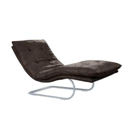 W.Schillig Relaxliege &raquo;daily dreams&laquo; in Waffelkissen-Optik, wahlweise mit Motor, silber matt, in 2 Breiten braun Stoff S37 (100% Polyester) B/H/T: 