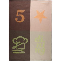 stuco Geschirrtuch &raquo;Gustoso - Jacquard&laquo; bunt 50% Baumwolle, 50% Leinen 3 Stk., 50 % Baumwolle 50 % Leinen