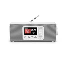 Hama Digitalradio (DAB+) &raquo;Digitalradio mit DAB DAB+ FM Bluetooth und Wecker&laquo; ( Digitalradio (DAB+) 10 W) 4,3 Zoll TFT-Farbdisplay, gro&szlig;e Tasten, 