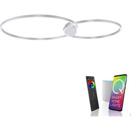 Neuhaus Q SMART HOME LIGHTS LED Deckenleuchte &raquo;Q-KATE&laquo; LED-Board 1 Stk. warmwei&szlig; - kaltwei&szlig; wei&szlig; 1, 1 Stk.