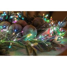 Konstsmide LED-Lichterkette &raquo;Weihnachtsdeko&laquo; 360 Stk.-flammig Micro LED Lichterkette, Firecracker, mit langsamem RGB-Farbwechsel silber Dioden 360 Stk