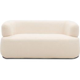 DOMO collection 2-Sitzer &raquo;800012 Designsofa, komfortabel und elegant, organische Formensprache&laquo; Formsch&ouml;ner 2-Sitzer beige 100% Polyester B/H/T: 160cm