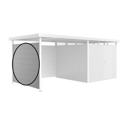 BioHort Ger&auml;tehaus-Seitenwand &raquo;f&uuml;r Ger&auml;tehaus HighLine Seitendach H4, verschiedene Farben&laquo; silber-metallic silber Stahlblech B/H/T: 237cm x 181cm x 2,5cm