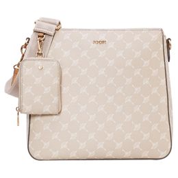 JOOP! Damen JOOP! Umh&auml;ngetasche &raquo;cortina 1.0 jasmina shoulderbag mvz&laquo; Handtasche Damen Schultertasche Tasche Damen beige B/H/T: 25cm x 25cm x 6cm