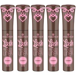 Essence Damen Eyeliner &raquo;Lash PRINCESS LINER&laquo; mit Filzapplikator braun Einheitsgr&ouml;&szlig;e