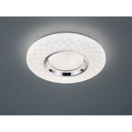 REALITY LEUCHTEN LED Deckenleuchte &raquo;Magnolia&laquo; LED-Board 1 Stk. Farbwechsler dimmbar, inkl. Fernbed., Sternenhimmeleffekt, Lichtfarbe einstellbar wei&szlig; 