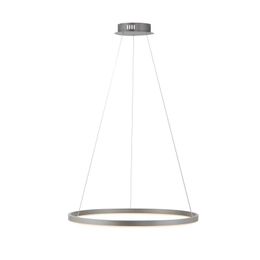 JUST LIGHT Pendelleuchte &raquo;RITUS&laquo; LED-Board 1 Stk. Warmwei&szlig; LED, dimmbar, Switchmo grau 1, &Oslash; 5,9cm, 1 Stk.
