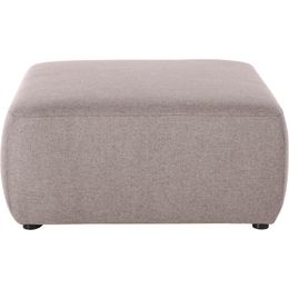 DOMO collection Hocker &raquo;Cesena modern, zeitlos und bequem&laquo; grau B/H/T: 88cm x 39cm x 88cm, Struktur fein
