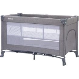 fillikid Baby-Reisebett &raquo;Milano&laquo; inklusive Transporttasche und Neugeboreneneinhang grau B/H/L: 65cm x 76cm x 125cm, kein H&auml;rtegrad Baby-Reisebett