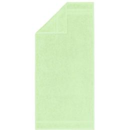 Egeria Handt&uuml;cher &raquo;Manhatten Gold&laquo; Uni Programm mit Streifenbord&uuml;re, reine Baumwolle gr&uuml;n Frottier, Obermaterial: 100% Baumwolle B/L: 70cmx140cm, 1 Stk., 