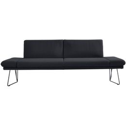 K+w Komfort & Wohnen K+W Komfort & Wohnen Essbank &raquo;Pego Polsterbank&laquo; Seitenteilverstellung, wahlweise in 206 oder 226cm blau B/H/T: 226cm x 88cm x 66cm, Flachgewebe Q2 