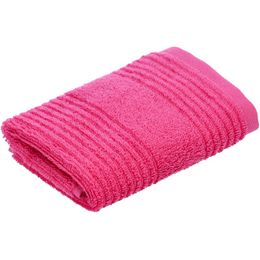 Vossen Waschlappen &raquo;Tomorrow&laquo; mit Streifenstruktur rosa Frottier B/L: 30cmx30cm, 3 Stk.