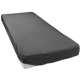 bellana Spannbettlaken &raquo;bellana Aqua mit Elasthan, 160 g/m&sup2;&laquo; Spannbetttuch f&uuml;r Matratzen bis 35cm H&ouml;he, b&uuml;gelfrei, faltenfrei grau Jersey-Elasthan, 