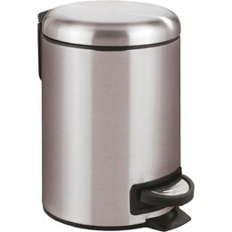 Wenko Kosmetikeimer &raquo;Leman&laquo; 3 Liter, BxTxH: 17x25x22,5 cm silber Edelstahl B/H/T: 17cm x 25cm x 22,5cm, 3 l