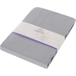 Tr&auml;umeland Bettlaken &raquo;Spannbetttuch Elasthan passend f&uuml;r OF Wood mini&laquo; mit abgerundeten Ecken schwarz Jersey-Elasthan, Obermaterial: 95% Baumwolle, 5% Elasthan B
