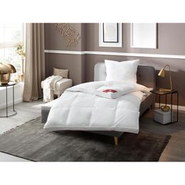 Ribeco Federbettdecke &raquo;Bettdecke in 135x200 und 155x220cm Topseller,&laquo; extrawarm F&uuml;llung 50% Daunen & 50% Federn 1 Stk. tlg. Daunen und Federn, Made in
