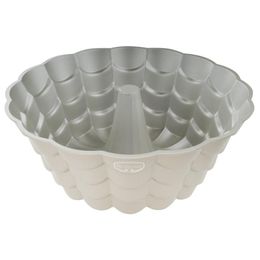 Gugelhupfform &raquo;Floral&laquo; Gugelhupfform, Backform Floral, +230&deg;, Antihaftbeschichtung beige Aluminium &Oslash; 24cm