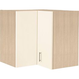 Wiho-K&uuml;chen wiho K&uuml;chen Eckh&auml;ngeschrank &raquo;Kiel&laquo; 60 cm breit beige B/H/T: 60cm x 56,5cm x 35cm, T&uuml;ren: 2 Stk.