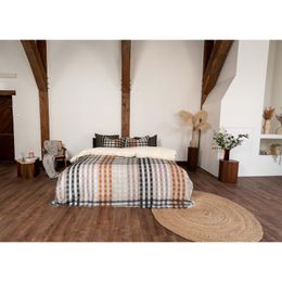 Kayori Bettw&auml;sche &raquo;Taru&laquo; 2 Stk. Hergestellt aus GOTS-zertifizierter Bio-Baumwolle bunt Mako-Satin, Obermaterial: 100% Baumwolle B/L: 135cm x 200cm, 1 