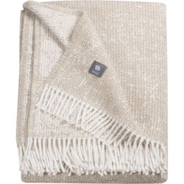 Musterring Wohndecke &raquo;Ease&laquo; mit hohem Baumwollanteil beige 50% Baumwolle, 50% Polyester B/L: 140cm x 200cm