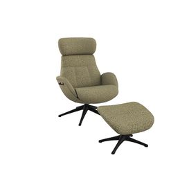 FLEXLUX Relaxsessel &raquo;Elegant, Funktionssessel, verstellbarer R&uuml;cken- und Kopfst&uuml;tze&laquo; Premium Komfort, R&uuml;cken- & Kopfteilverstellung, drehbar, Fu&szlig; 