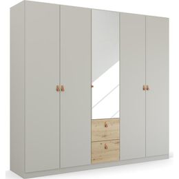 Rauch Dreht&uuml;renschrank &raquo;Kleiderschrank Schrank Garderobe Ankleide HOMEY BY QUADRA SPIN&laquo; Breiten: 181/226/271 cm, H&ouml;he 210 cm, mit cognacbraunen 
