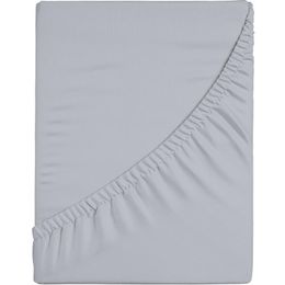 bellana Spannbettlaken &raquo;bellana premiumstretch&laquo; super elastisch grau Jersey-Elasthan, Obermaterial: 95% Baumwolle, 5% Elasthan 1 Stk., Jersey-Elasthan