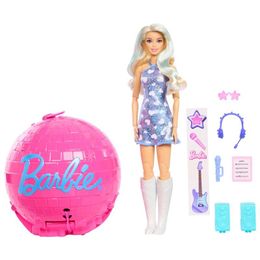 Barbie Anziehpuppe &raquo; Team Roll & Reveal, blond mit Discokugel-Verpackung&laquo; Einheitsgr&ouml;&szlig;e Anziehpuppe