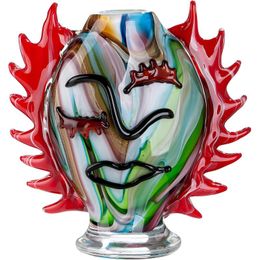 Gilde Tischvase &raquo;Gesichtsvase Pepito&laquo; Glas B/H/T: 23cm x 26cm x 12cm