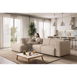 OTTO home Ecksofa &raquo;Merid L-Form, B: 295 cm - OTTO. Verl&auml;ssliche Qualit&auml;t.&laquo; jederzeit durch Module erweiterbar grau 100% Polyester B/H/T: 295cm x 70cm 