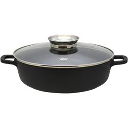 ELO Servierpfanne &raquo;Alucast&laquo; Aluminiumguss 1 Stk. tlg. Induktion schwarz &Oslash; 28cm + H&ouml;he 7,5cm
