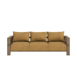 Karup Design Sofa &raquo;Bare Sofa, Schlafsofa mit Boxspring, 3-Sitzer, Couch, Bettfunktion&laquo; Boxspring-Matratze mit Sprungfedern, 3 R&uuml;ckenkissen, Made in Europe Bezug: 