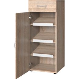 wimex Schuhkommode &raquo;Multiraumkonzept&laquo; Schubk&auml;sten auf Metallschienen braun Holzwerkstoff B/H/T: 40cm x 98cm x 40cm, 1 Stk., 1 Stk.