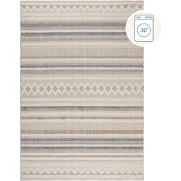 FLAIR RUGS Teppich &raquo;Everett waschbar&laquo; rechteckig 4 mm H&ouml;he Teppich Wohnzimmer, Schlafzimmer, Hoch-Tief Effekt bunt Kunstfaser B : 155cm 1 Stk., 4mm, L