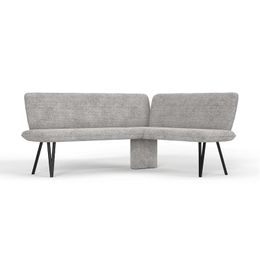 OTTO home Eckbank &raquo;Mily K&uuml;chenbank, Polsterbank, Esszimmerbank, 205x164 cm&laquo; Moderne Bank und Farben, Sitzplatzanzahl: 5, Frei in Raum stellbar grau 