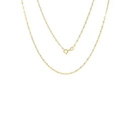 Firetti Damen Kette ohne Anh&auml;nger &raquo;Schmuck Geschenk Gold 750 Halsschmuck Halskette Goldkette Pl&auml;ttchen&laquo; gold 45, Gelbgold 750, L: 45 B: 1,85mm