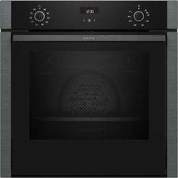 Neff Backofen N 50 &raquo;B3ACE2AG3&laquo; mit Teleskopauszug nachr&uuml;stbar mit EasyClean Versenkbare Hide Backofent&uuml;r & schnelle EasyClean Reinigung grau 