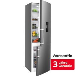 Hanseatic K&uuml;hl-/Gefrierkombination &raquo;HKGK17954DWDI&laquo; 179,5 cm hoch 55 cm breit inkl. 3 Jahre Herstellergarantie silber