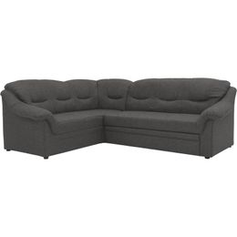 OTTO home Ecksofa &raquo;Nyborg 234 x 185 cm, stabil, komfortabel, formsch&ouml;n mit Steppungen&laquo; L-Form,mit Schlaffunktion, aus pflegeleichtem,weichem 