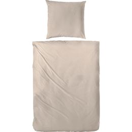 Primera Bettw&auml;sche &raquo;Fa&uacute;xuni&laquo; 2 Stk. mit grafischen kleinen Mustern grau Satin, Obermaterial: 100% Baumwolle B/L: 155cm x 220cm, 1 Stk., 1 Stk., Satin, B/L: 