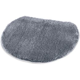 Kleine Wolke WC-Deckelbezug &raquo;&raquo;Soft&laquo;&laquo; H&ouml;he 20 mm rutschhemmend beschichtet Uni Farben, waschbar grau Kunstfaser WC-Deckelbezug (47cm x 50cm ) WC-Deckelbezug (47cm x