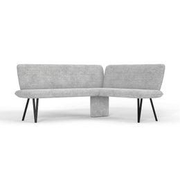 OTTO home Eckbank &raquo;Mily K&uuml;chenbank, Polsterbank, Esszimmerbank, 205x164 cm&laquo; Moderne Bank und Farben, Sitzplatzanzahl: 5, Frei in Raum stellbar grau 