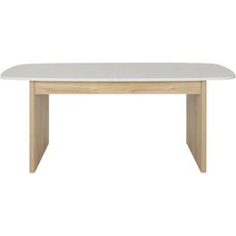 Esstisch &raquo;GALEO&laquo; Rechteckiger Tisch mit 1 Ausziehplatte beige B/H/T: 200cm x 78cm x 100cm, Butterfly-Auszug, 1 Ausziehplatte 48cm L&auml;nge