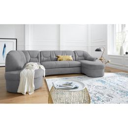 DOMO collection Wohnlandschaft &raquo;SARAFINA 295x83x180 cm, auch mit Federkern f&uuml;r mehr Sitzkomfort!&laquo; whlw. mit Bettfunktion, elegantes Design, U-Form 