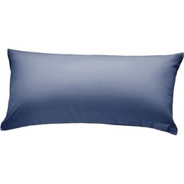 Primera Kissenbezug &raquo; Luxus-Satin Kissenbezug&laquo; Passend zu unserer Luxus-Satin Bettw&auml;sche blau Mako-Satin, 100% Baumwolle, Mako-Satin B/L: 40cm x 80cm, 2 Stk.,