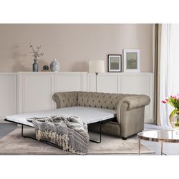 Home Affaire 3-Sitzer &raquo;CHARENTE, optionale Schlafsofa, Chesterfield-Sofa, Bettfunktion&laquo; mit edler Knopfheftung und typischen Armlehnen, B/T/H 198/89/