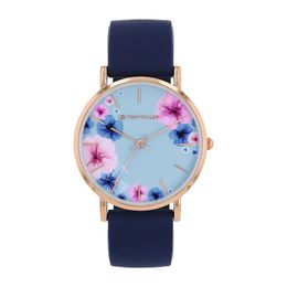 Tom Tailor Damen Tom Tailor Quarzuhr Armbanduhr, Damenuhr, Silikonarmband, analog blau Einheitsgr&ouml;&szlig;e