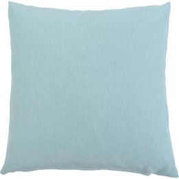 G&ouml;zze Dekokissen &raquo;Milano&laquo; mit Rei&szlig;verschluss, Kissenh&uuml;le ohne F&uuml;llung, 2 St&uuml;ck blau Polyester B/L: 40cm x 40cm, 2 Stk.