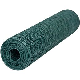 Windhager Voliere &raquo;f&uuml;r Hasen, H&uuml;hner und V&ouml;gel, Kleintiergeflecht&laquo; Sechseck-Geflecht Gittergr&ouml;&szlig;e 1 x 10 m oder 0,5 x 10 m, gr&uuml;n gr&uuml;n Stahl B/H/L: 100cm x 10cm